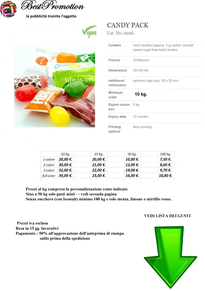 Candy Flow Pack - Caramelle & Caramelle - Dolcezze - BestPromotion